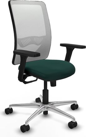 Piqueras y Crespo B&uuml;rostuhl Zulema mit 3D-Armlehnen, h&ouml;henverstellbare Lendenwirbelst&uuml;tze, ausgestattet mit Sincro 3 Positionen und Schneidschaum, mit Rollen von 65 mm,