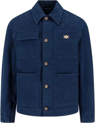 Versace Homme, Vestes, Bleu, Taille: M Denim Jacket