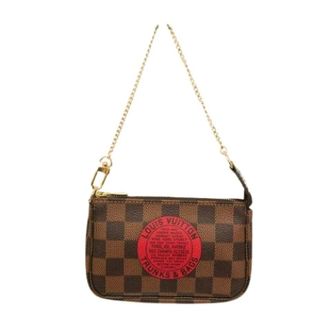 Louis Vuitton Pre-owned Mini Pochette Accessoires T&B - Femme - Pre-owned - Brun - Taille: ONE Size