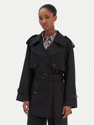 Joop Tenchcoat Carrie 30101902 Schwarz Regular Fit