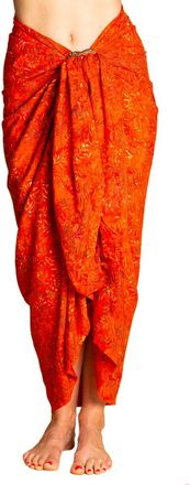 Panasiam Sarong B017 OrangeBambooleaf, XL
