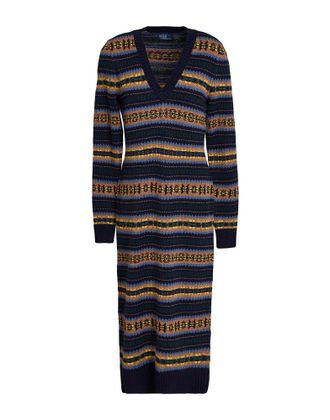 Ralph Lauren Fair Isle Wool-Blend Sweater Dress