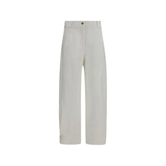 Max Mara Adorni Pantalons - Femme - Pantalons - Blanc - Taille: 38 FR