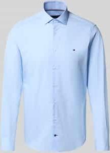 Tommy Hilfiger Tailored Slim Fit Businesshemd aus Baumwoll-Mix