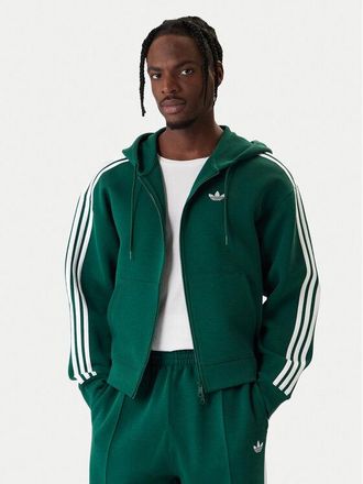 adidas Sweatshirt adicolor Spacer KD4085 Gr&uuml;n Loose Fit