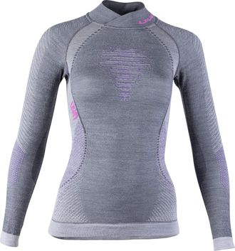 UYN Damen Damen Unterhemd Fusyon Uw Unterhemd, Anthracite/Purple/Pink, L/XL, U100075