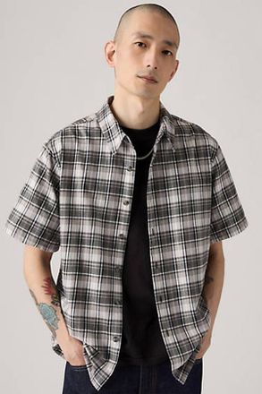 Levi's Luru Boxy Short Sleeve Shirt - Homme - Multicolore / Luke Black Plaid Black - XS