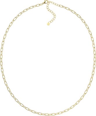Jean & Len Mira Necklace in Gold, frei von Nickel, Blei und Cadmium, 14K vergoldet, 316L Edelstahl, größenverstellbar (42 + 5 cm), minimalistische und wasserfest