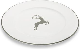 Gmundner Keramik Gmundner Keramik - Grauer Hirsch, Speiseteller Gourmet (&oslash; 29cm)