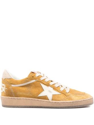 Golden Goose baskets en daim à étoiles - Marron