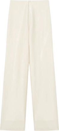 &Aacute;eron Femme, Pantalons, Blanc, Taille: 42 FR Rami Sequin Pants