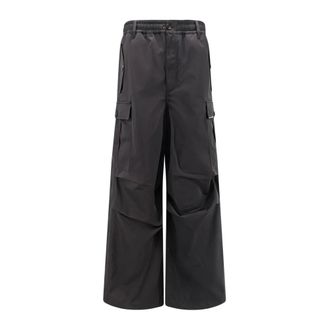 Marni Homme, Pantalons, Noir, Taille: L Pantalon Noir avec Cordon Ajustable