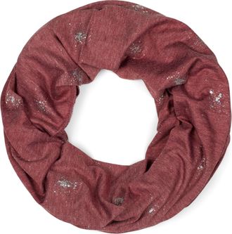 styleBREAKER Schlauchschal Loop Schal mit Glitzer und Pailletten Punkte