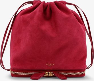 Alaia Le Pochon suede crossbody bag - ALAIA - gender_Woman