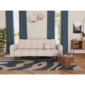 Best Mobilier Bestmobilier - Adam - canap&eacute; convertible clic-clac 2 places bubble en tissu textur&eacute;