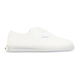 Bottega Veneta Femme, Chaussures, Blanc, Taille: 38 EU Serena Baskets