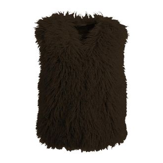 Smith & Soul Kunstfell-Weste - - Jackets - Damen - Braun - XL