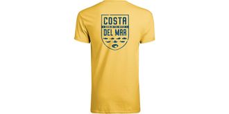 Costa Herren Species Shield Tee T-Shirt, Butter, XXL