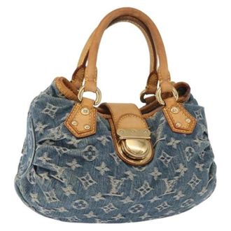 Louis Vuitton Sac &agrave; main en toile Pre-owned - Femme - Pre-owned - Bleu - Taille: ONE Size