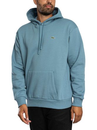 Lacoste Logo Pullover Hoodie, Blau