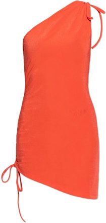 Balmain Femme, Robes, Orange, Taille: 42 FR Robe de plage avec logo brod&eacute;