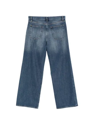 Frame Denim Womens Jeans The Off Duty Stroll Blue Cotton