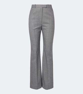 Alexander McQueen Pantalon droit en laine