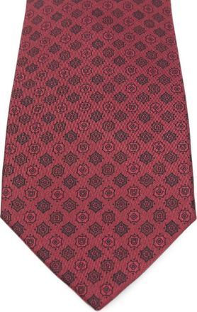 Ferragamo Borde Necktie - Red