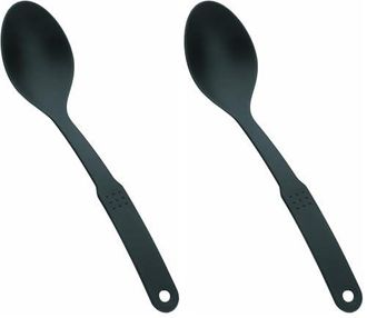 Lacor SERVIERL&Ouml;FFEL, Nylon, 29,5 cm, Schwarz (Packung mit 2)