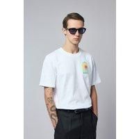 Casablanca Bright White Jersey T-shirt