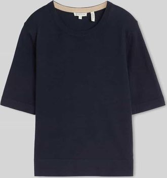 Tom Tailor Regular Fit Pullover aus Baumwoll-Mix mit Seiden-Anteil