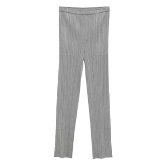 Issey Miyake Damen, Hosen, Grau, XLGr&ouml;&szlig;e