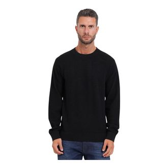 HUGO BOSS Homme, Pulls, Noir, Taille: 2XL Pull en maille int&eacute;grale