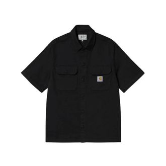 Carhartt Work in Progress Homme, Tops, Noir, Taille: XL Chemise Craft à Manches Courtes