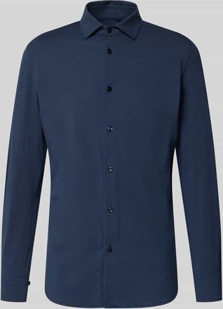 Cruna Slim Fit Business-Hemd mit Knopfleiste