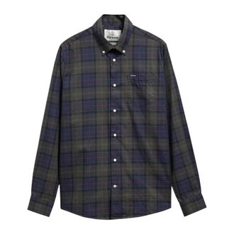 Barbour Wetheram Tailored Shirt - Homme - Chemises - Vert - Taille: XL