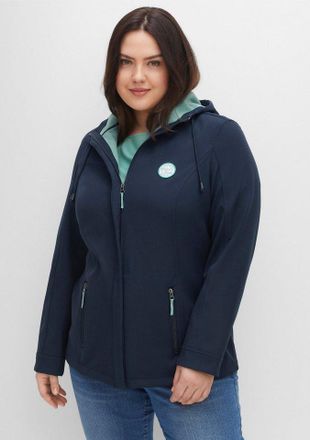 Sheego Allwetterjacke Softshelljacke Langarm mit Fleece-Innenseite, winddichte Qualit&auml;t