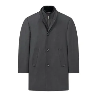Bugatti Manteau &agrave; col montant - Homme - Manteaux - Gris - Taille: L