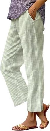 Generic pantalon lin femme, pantalon femme taille haute, trousers women, pantalonfemme, tenue sport, yoga, yoga pants, leggings, tenue sport, pantacourt, legg