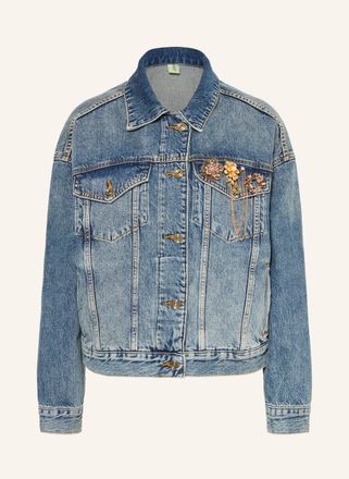 Liu Jo Liu Jo Jeansjacke Mit Schmucksteinen blau