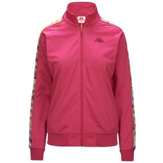 Kappa Wanniston Jacke Graphik Rosa/Wei&szlig; XL