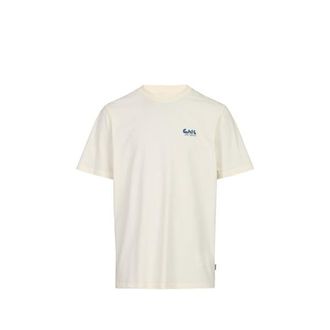 Les Deux T-shirt droit imprim&eacute; &agrave; broderies en coton