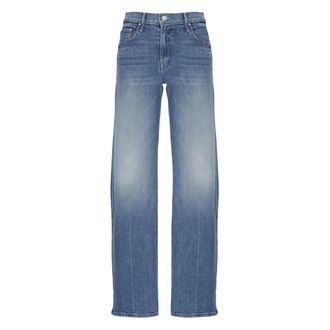 Mother Femme, Jeans, Bleu, Taille: W27 Mid Rise Lasso Sneak Jean
