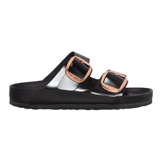 Birkenstock Femme, Chaussures, Noir, Taille: 40 EU Arizona Exquisite Shine Leather Sandales