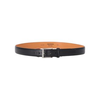 Magnanni Gl&auml;nzender Lederg&uuml;rtel - - Accessories - Herren - Schwarzk - 105 CM