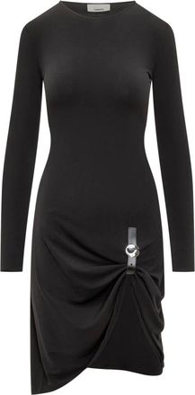 Coperni Femme, Robes, Noir, Taille: 36 FR Suspended Long-Sleeve Midi Dress