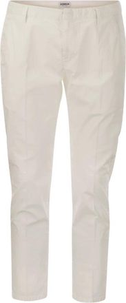 Dondup Homme, Pantalons, Blanc, Taille: W40 Alfredo Slim-fit Pantalons
