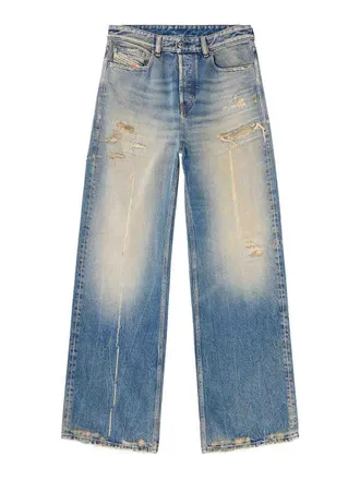 Diesel Jean Droit - Bleu