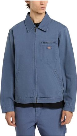 Dickies Homme, Vestes, Bleu, Taille: M Veste de peintre en toile non doubl&eacute;e