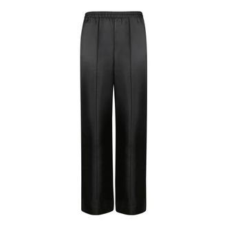 Loulou Studio Lars Hose mit elastischem Bund - - Trousers - Damen - Schwarzk - L